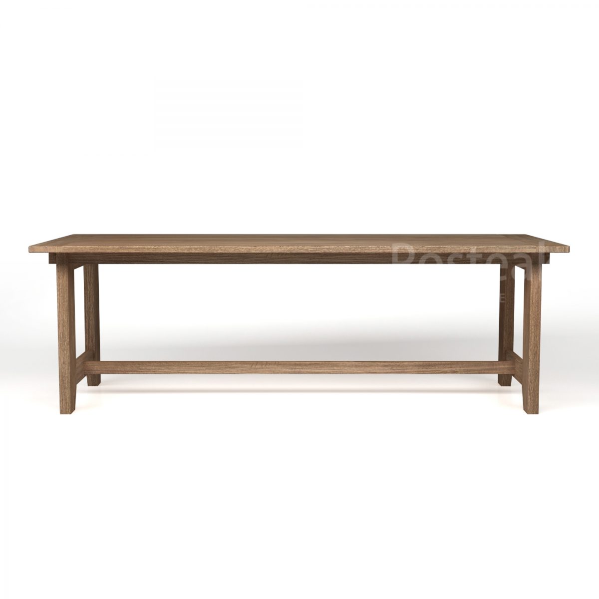 Farmhouse Dining Table - Flat Legs - Posteak Furniture