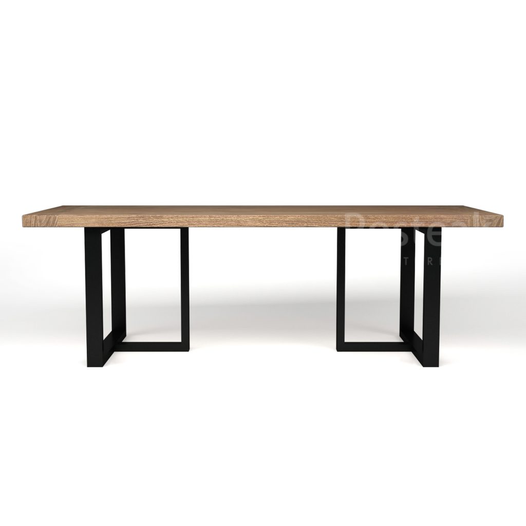 Industrial Dining Table - T Legs - Posteak Furniture