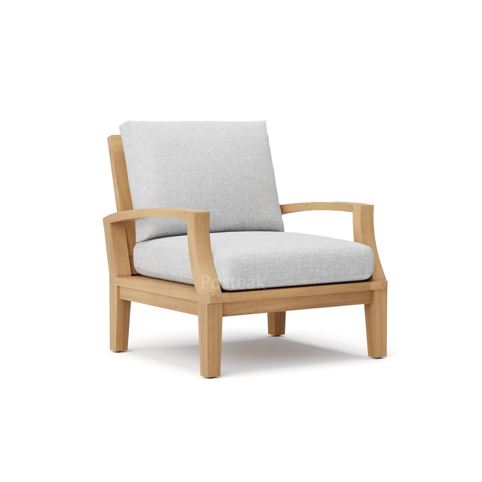 Hampton Teak Outdoor Lounge Chair | Posteak Furniture