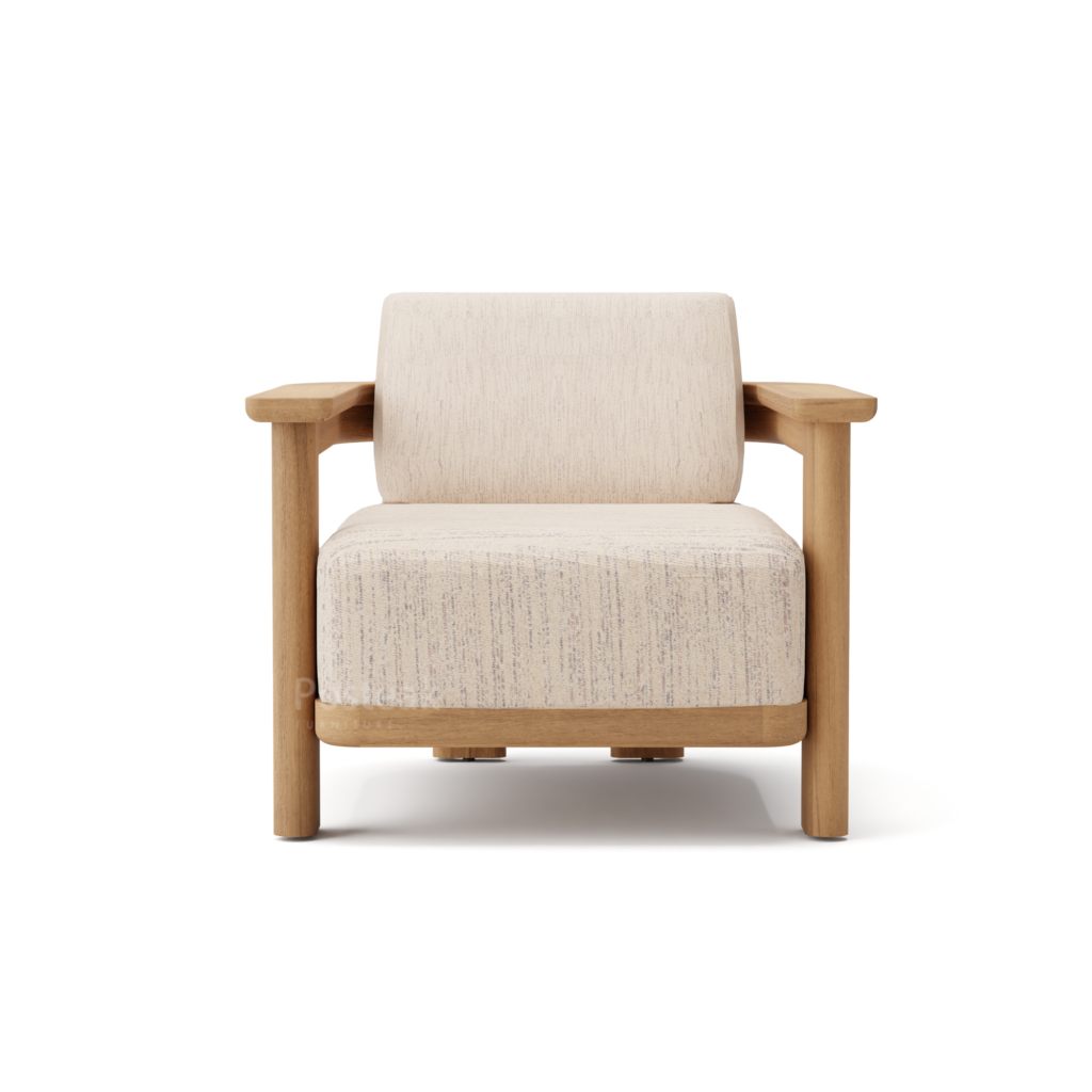 Aruba Teak Outdoor Lounge Chair | Posteak Furniture